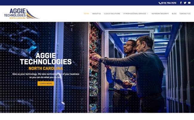 Our New Website is Live! | Aggie Technologies NC, LLC